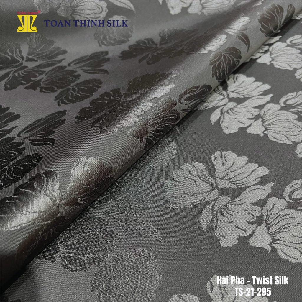 Lụa Hoa Lan - Orchid Pattern Twist Silk